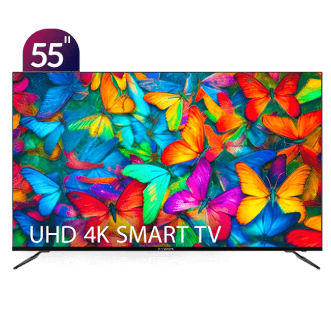 تلویزیون UHD 4K هوشمند ایکس ویژن سری 7 مدل XCU775 سایز 55 اینچ